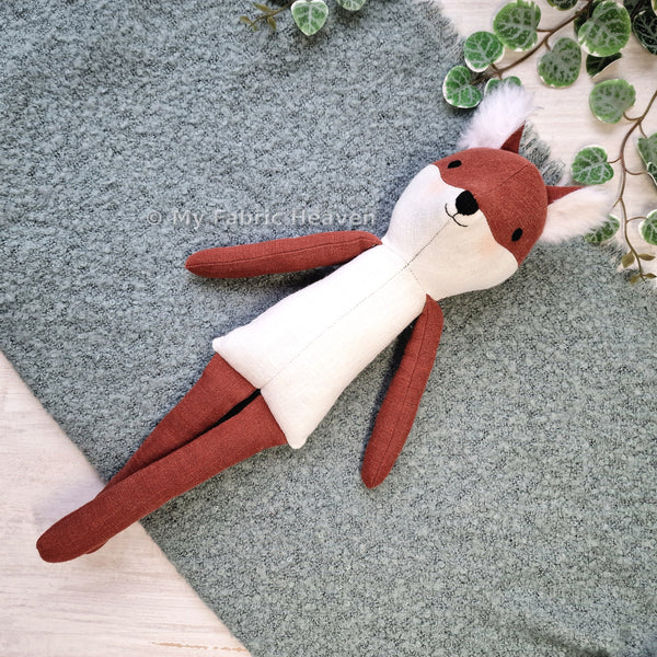 Fox or vixen doll PDF sewing pattern tutorial – My Fabric Heaven