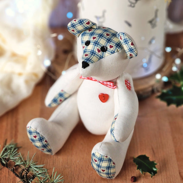 Memory Teddy Bear Sewing Pattern Memory Bear Sewing Kit SMALL 8.5"