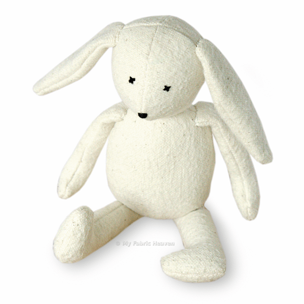 Huggable bunny sewing pattern tutorial – My Fabric Heaven