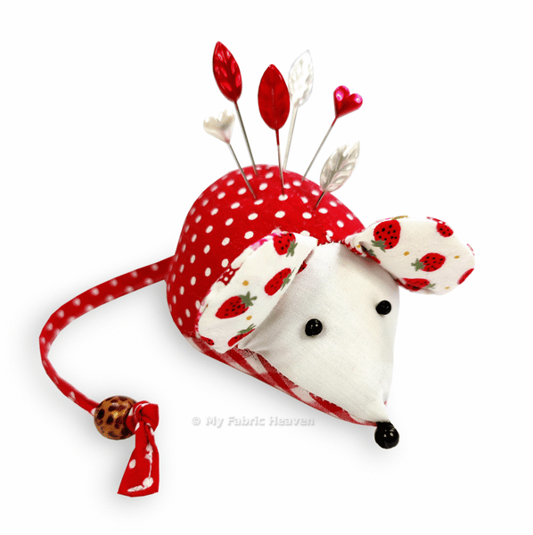 Mouse pincushion pattern and tutorial – My Fabric Heaven