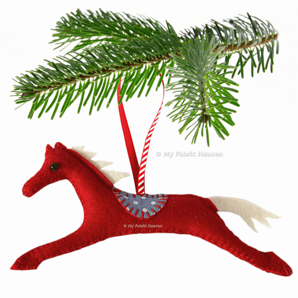 Horse Ornament sewing pattern tutorial – My Fabric Heaven